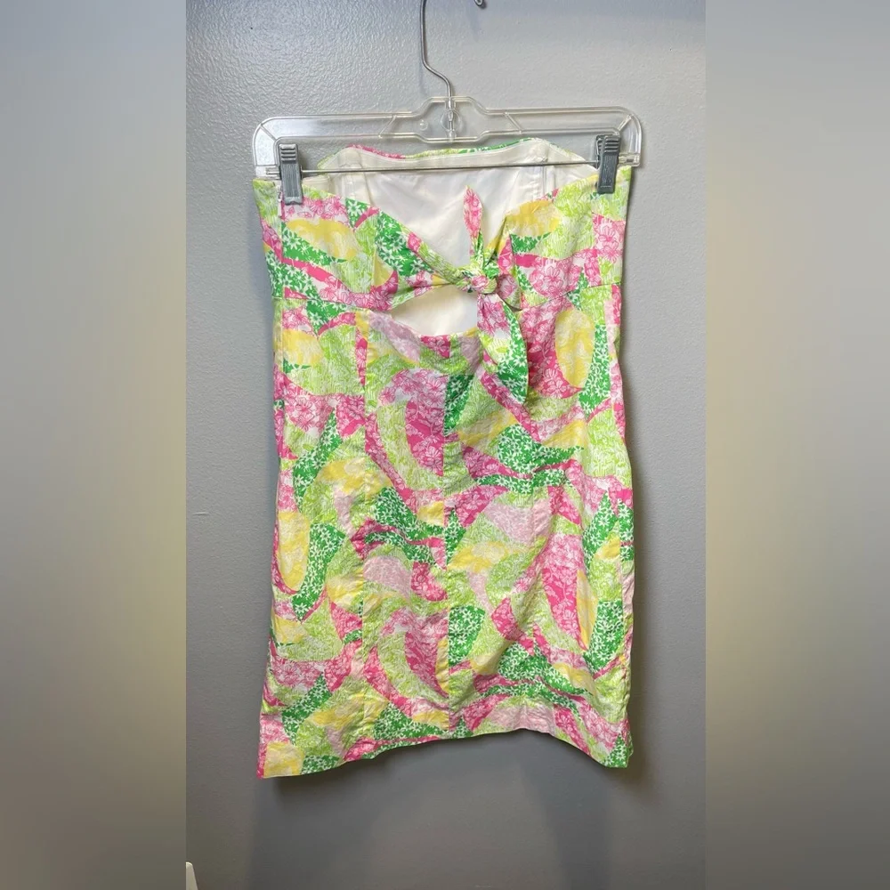 Lilly Pulitzer | Dresses | Lilly Pulitzer Wing Ding Tie Back Strapless ...